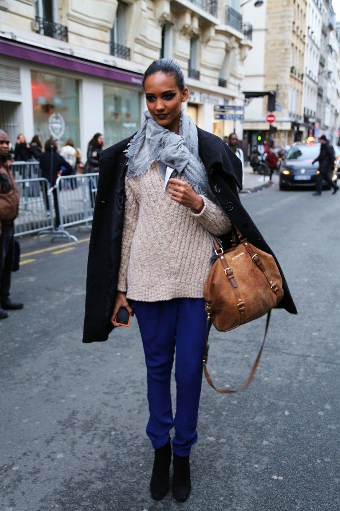 Style Watch: Model street style at New York Fall 2013 fashion week ...