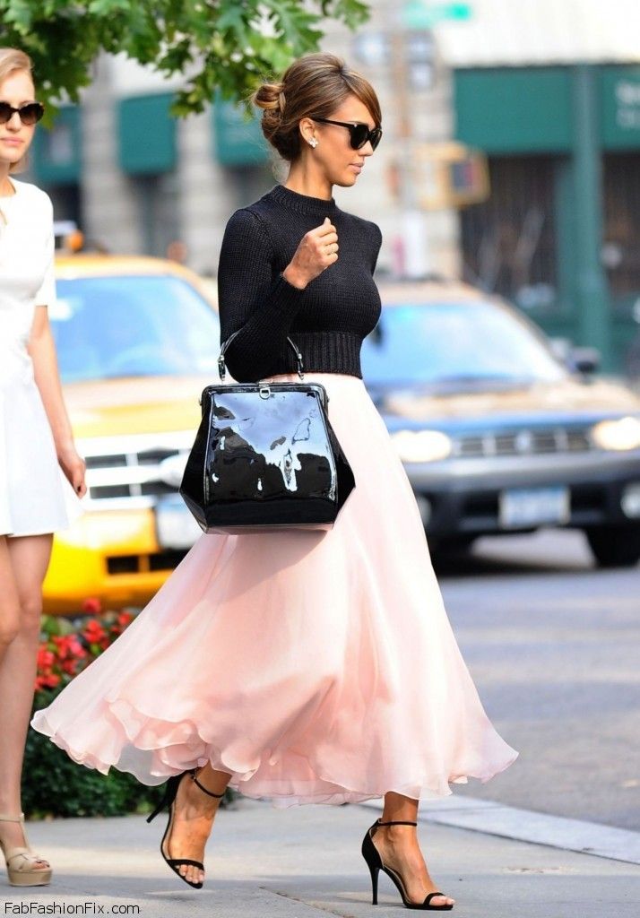Style Watch: Jessica Alba’s style during New York fashion week spring ...