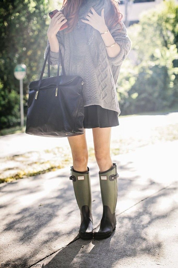 Style Watch: The Hunter Boots Trend | Fab Fashion Fix