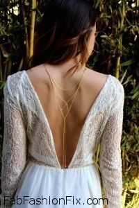 Style Guide: Turn it around! How to Wear Back Jewelry? | Fab Fashion Fix