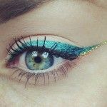 How to wear turquoise eyeliner for summer makeup routine? | Fab Fashion Fix