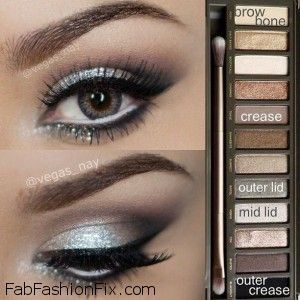 How to do silver smokey eye makeup tutorial? | Fab Fashion Fix