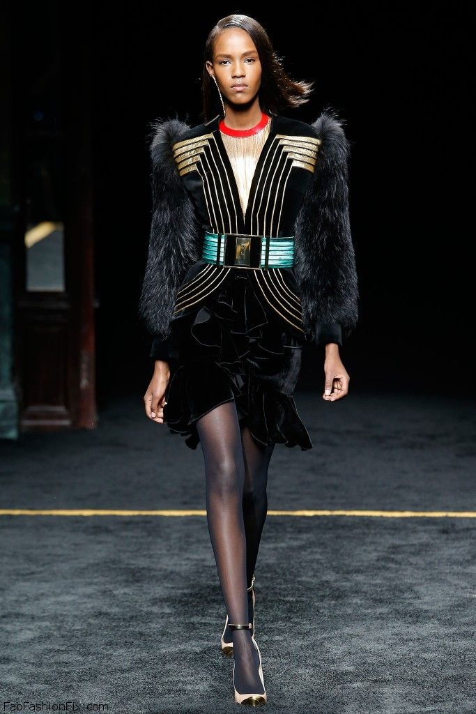 Balmain fall/winter 2015 collection – Paris fashion week | Fab Fashion Fix