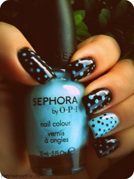 Fab polka dot nails and nail art inspirations to try this spring | Fab ...